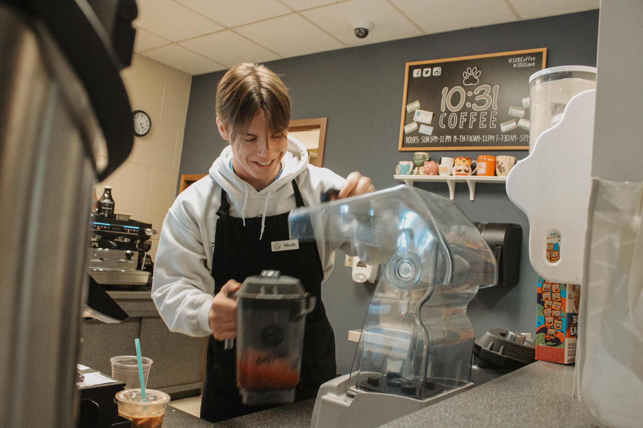 10:31 Coffee – "So whether you eat or drink or whatever you do, do it ...